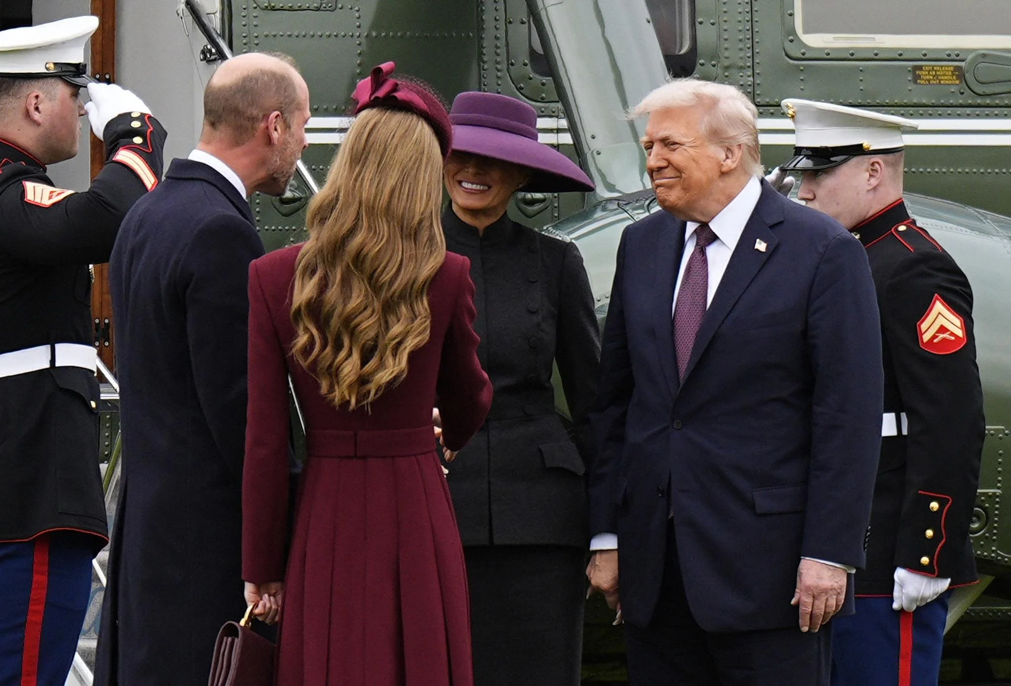 The Prince and Princess of Wales Welcome the President and First Lady ...