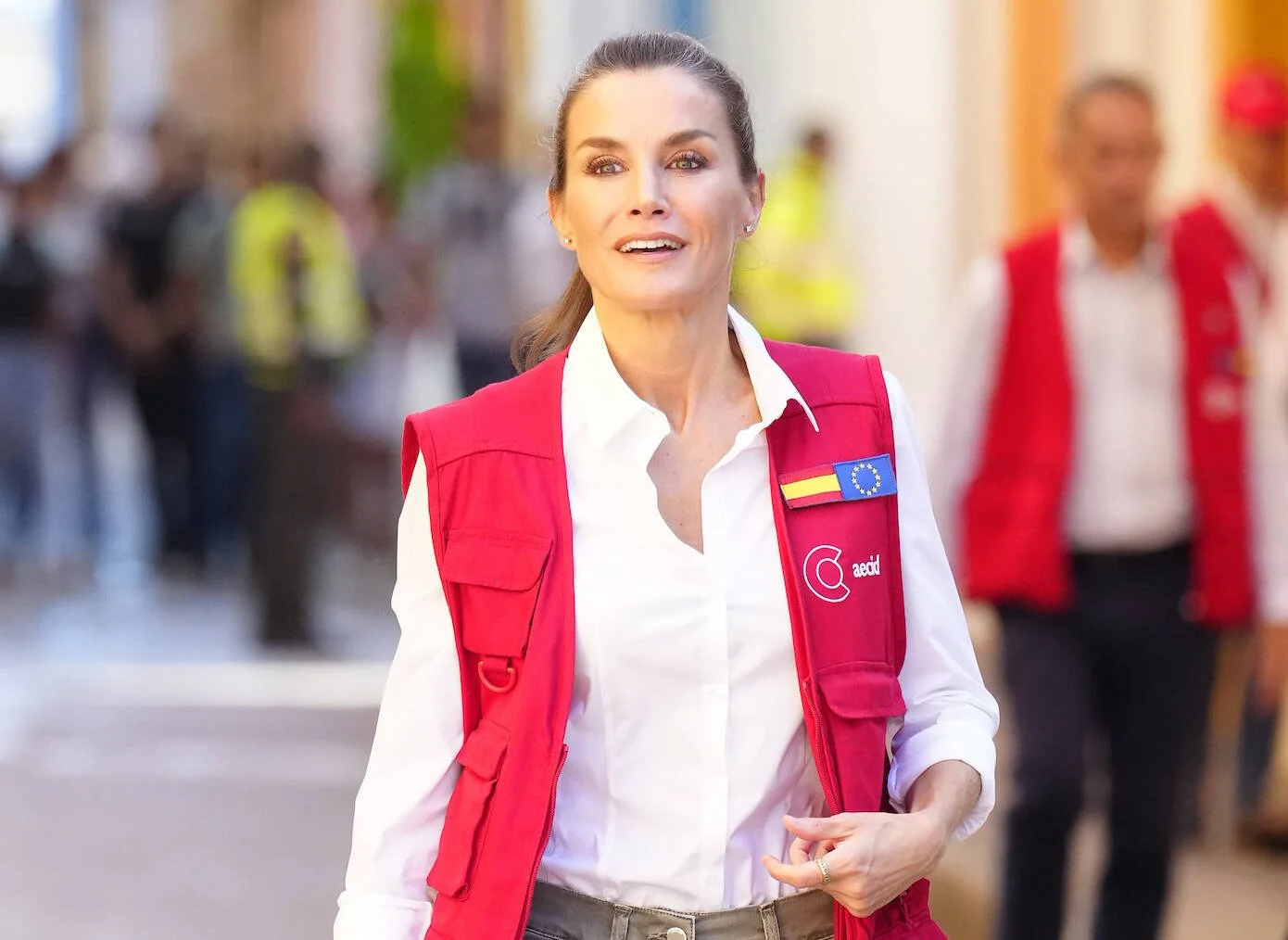Queen Letizia Arrives in Colombia Representing Spanish Cooperation ...