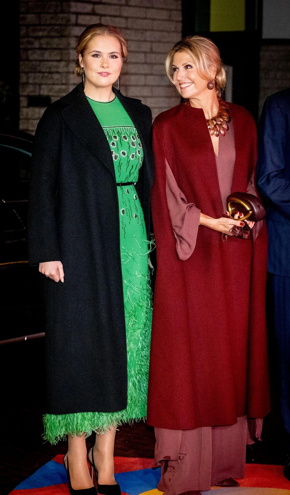 The King and Queen of the Netherlands and the Princess of Orange ...
