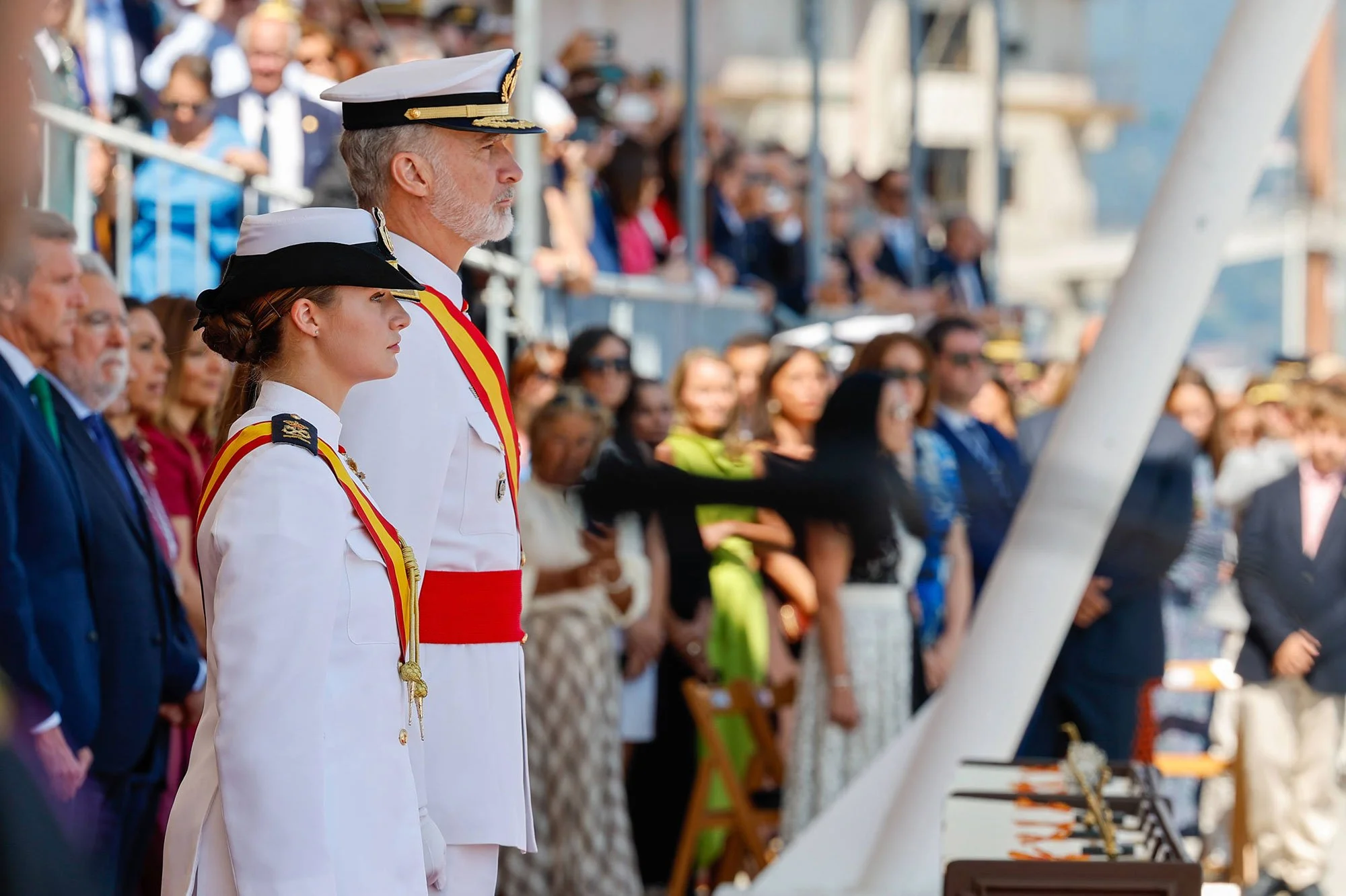 The Princess of Asturias Takes Part in Ceremony at Escuela Naval in ...