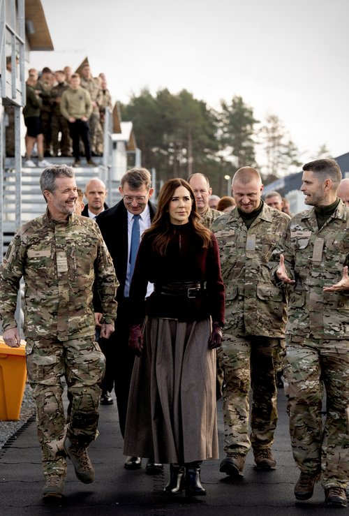The King and Queen of Denmark Visit Adazi Military Base — Royal ...