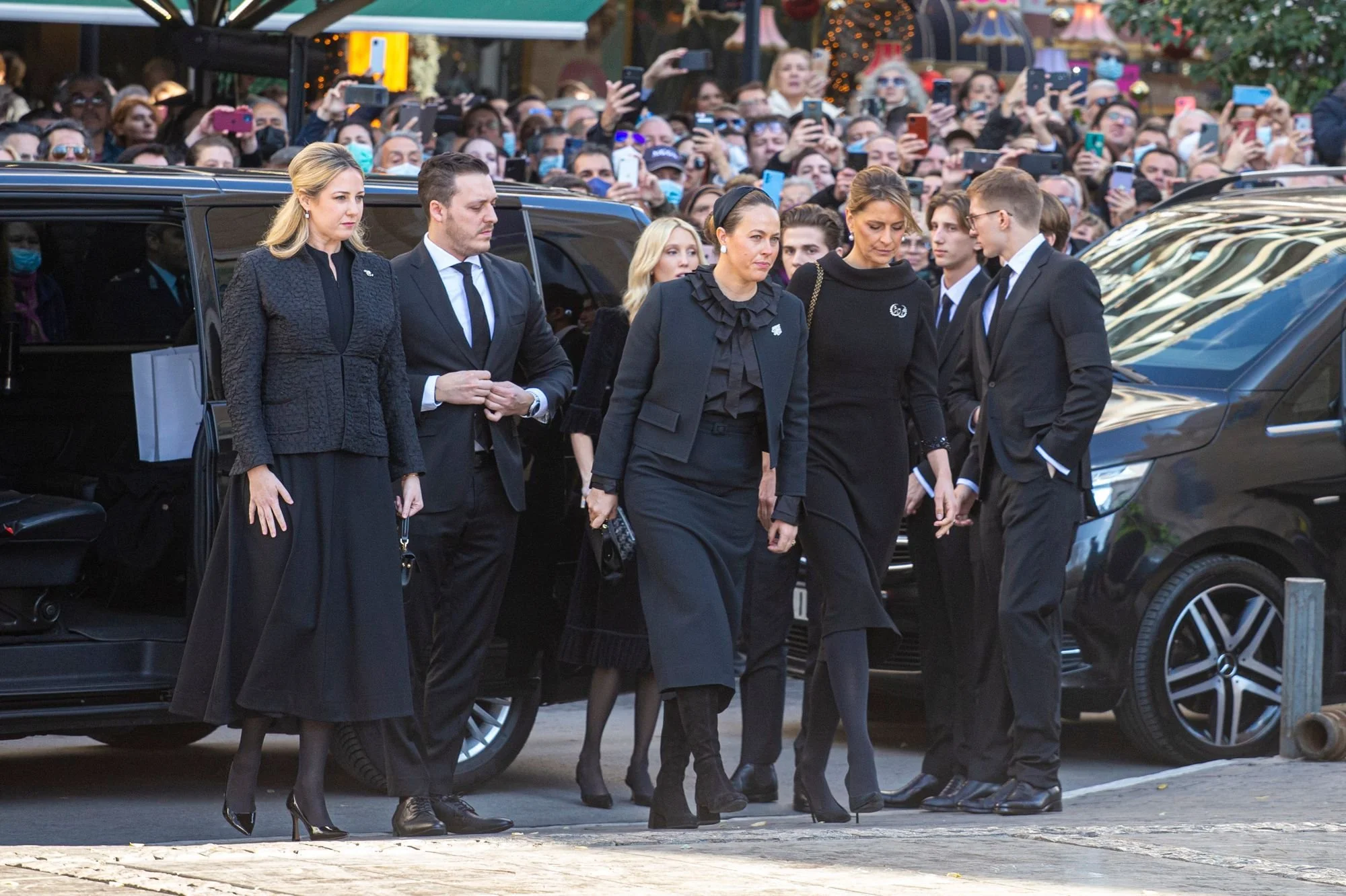 Princess Tatiana, Princess Nina and Princess Theodora Attend Funeral of ...