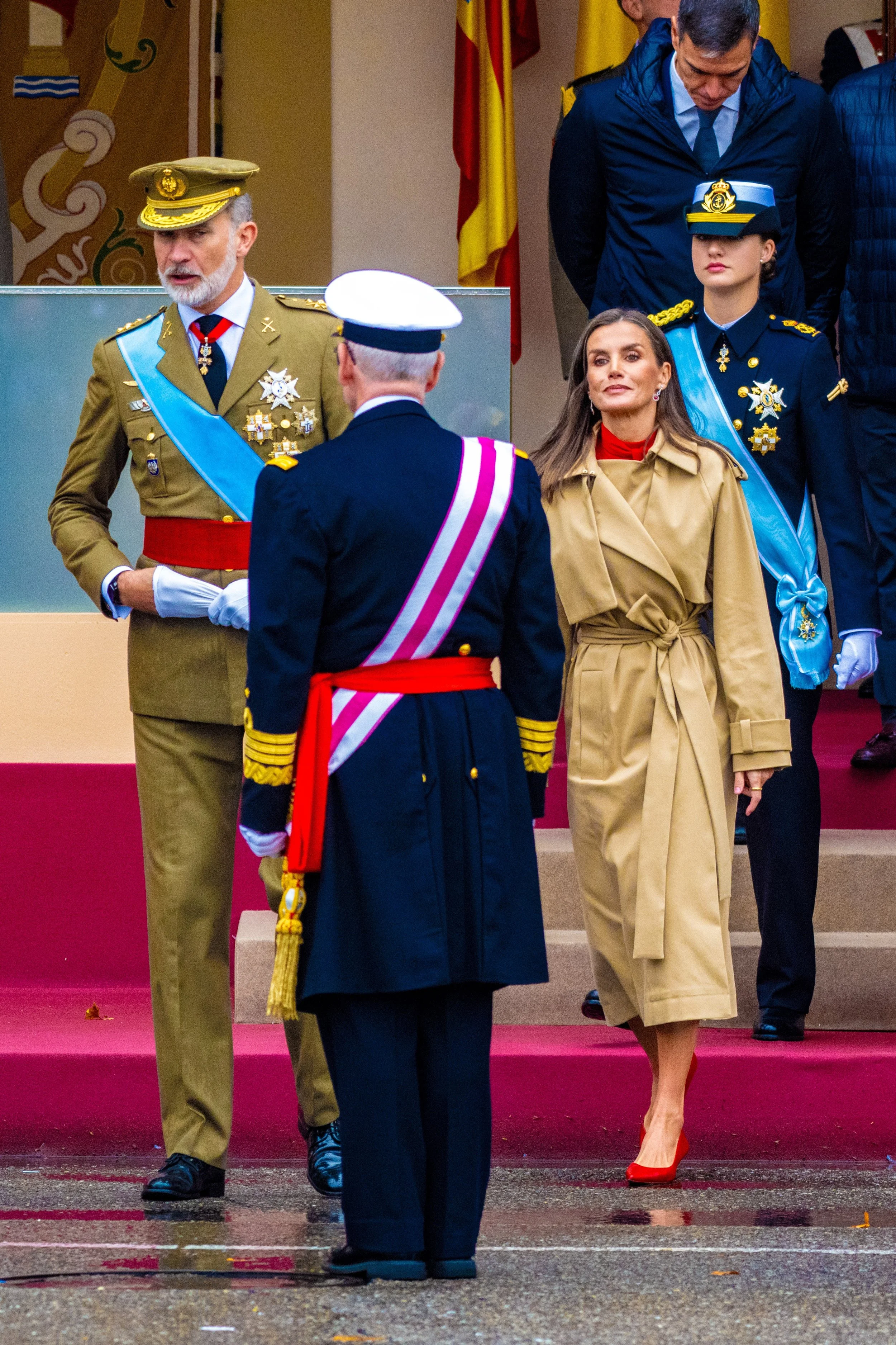 The King and Queen of Spain and the Princess of Asturias Attend ...