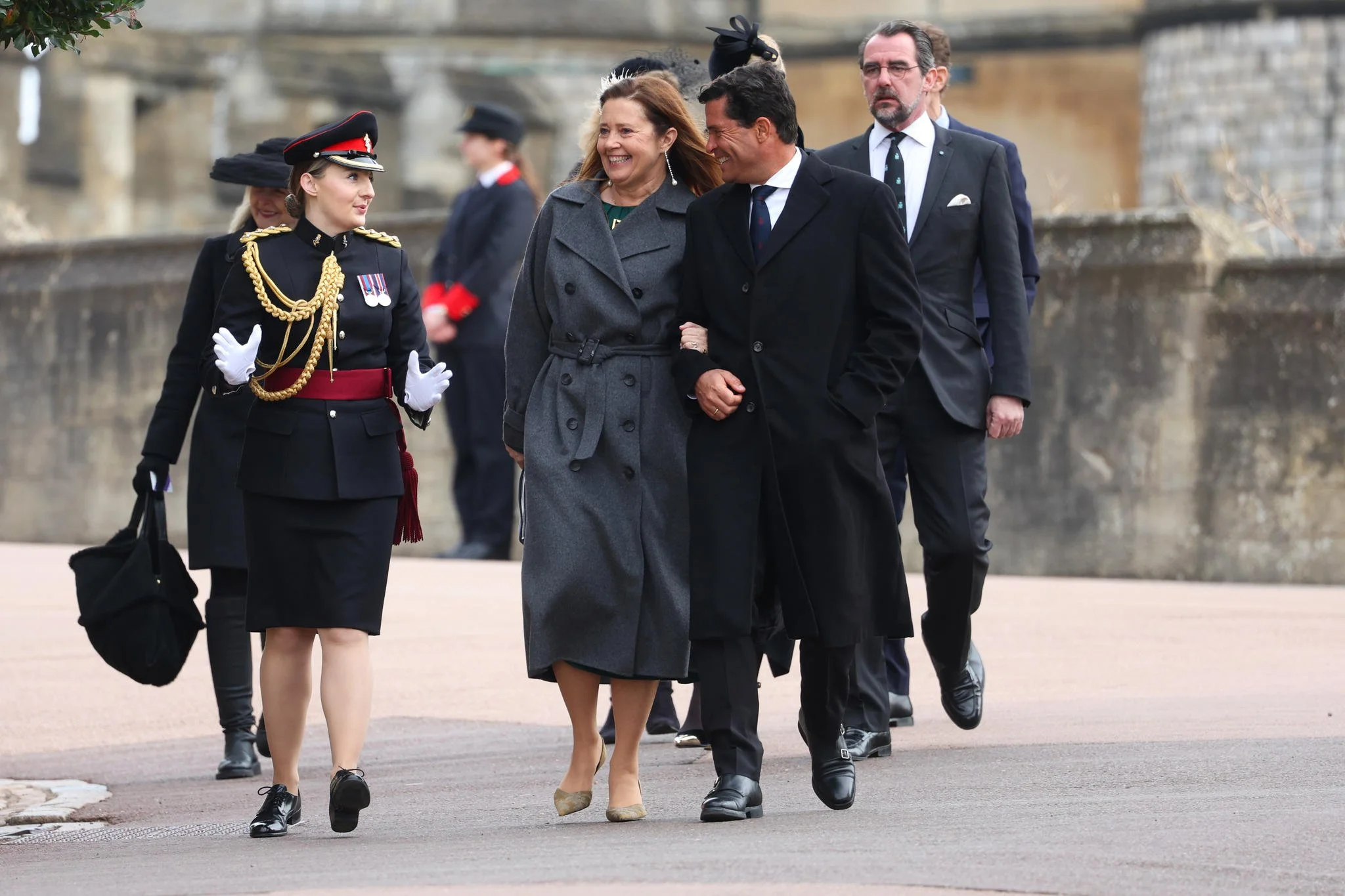 Princess Alexia Attends Thanksgiving Service for King Constantine II ...