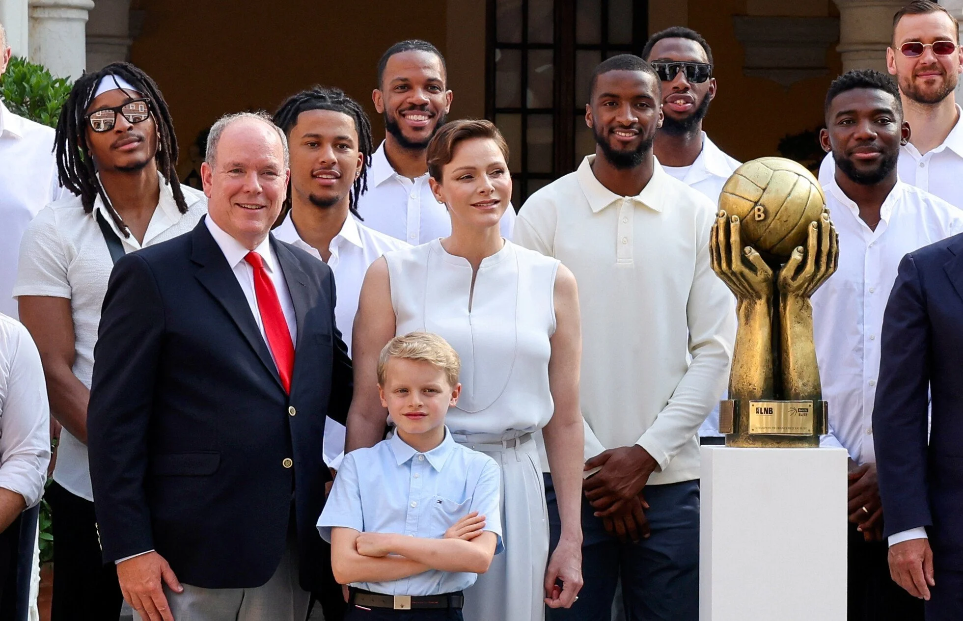 The Prince and Princess Monaco Receive La Roca Team — Royal Portraits ...