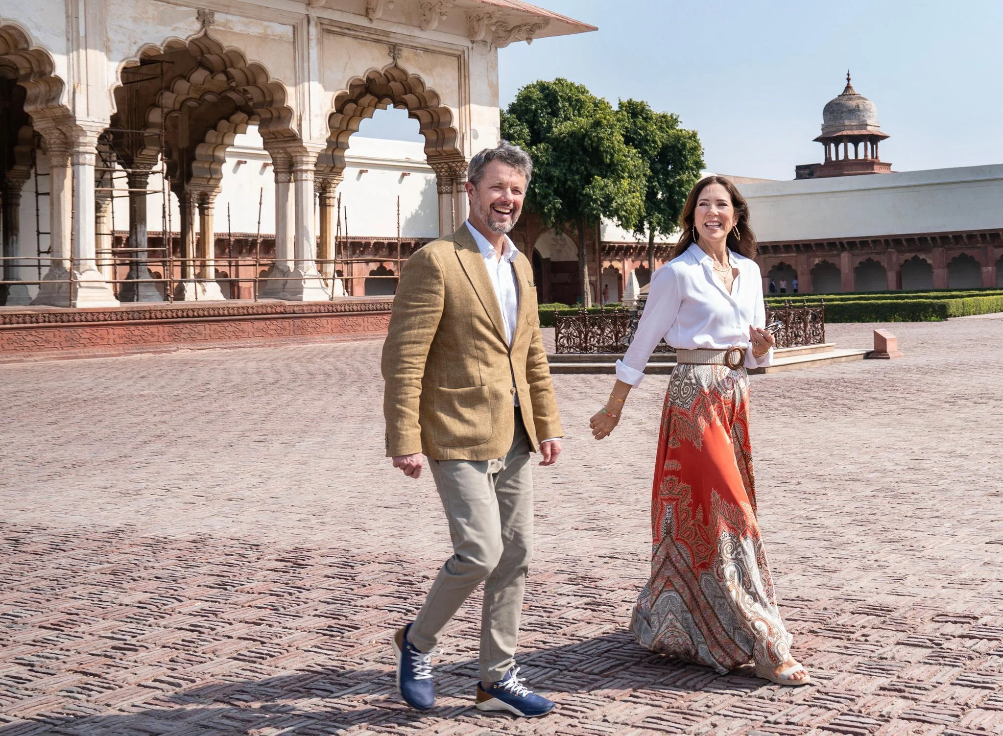 The Crown Prince and Crown Princess of Denmark Visit Taj Mahal — Royal ...