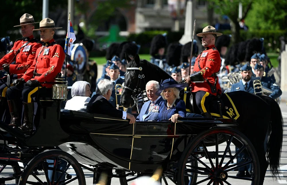 The King and Queen of the United Kingdom Visit the Canadian Parliament ...