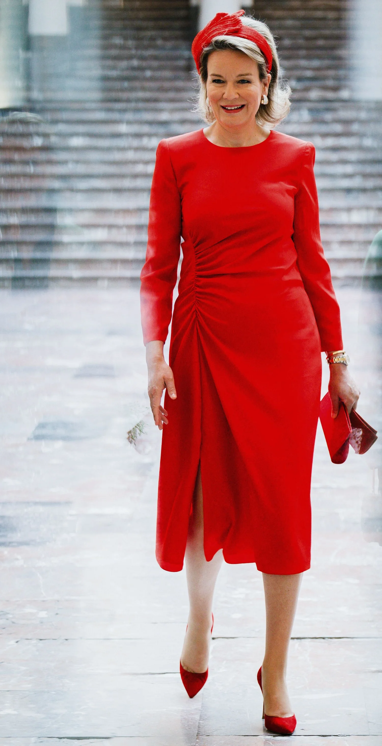 Queen Mathilde and Grand Duchess Maria Teresa Visit BOZAR — Royal ...