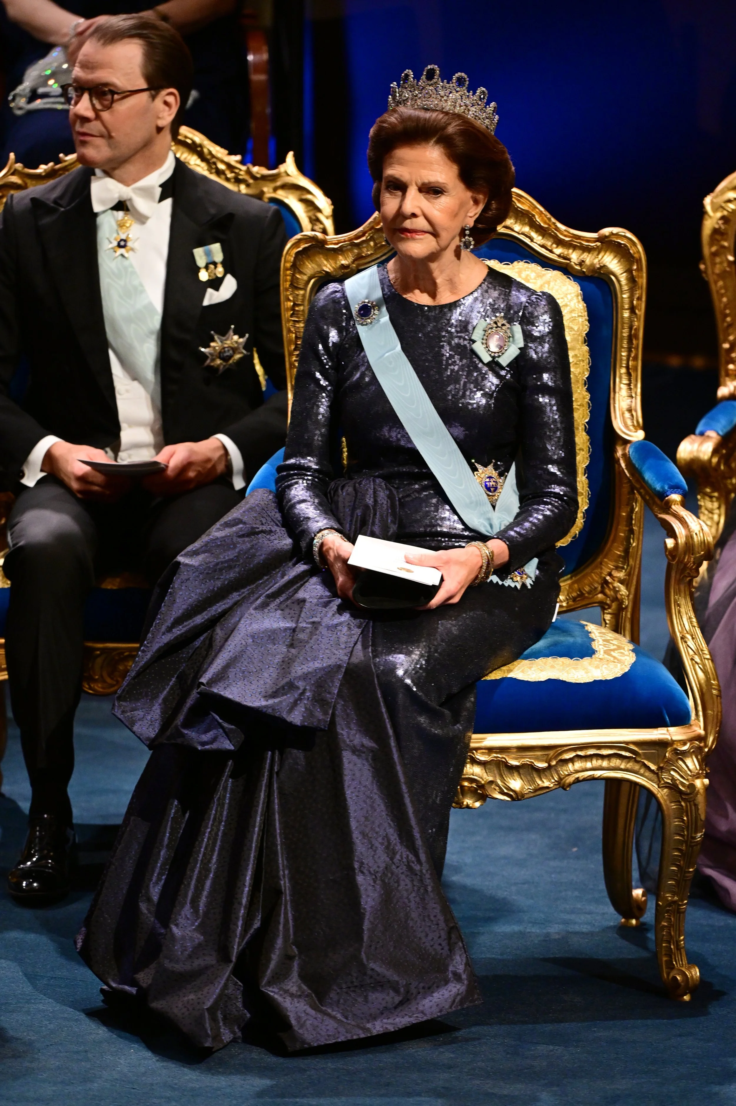 Queen Silvia Attends Nobel Prize Awards Ceremony 2024 — Royal Portraits