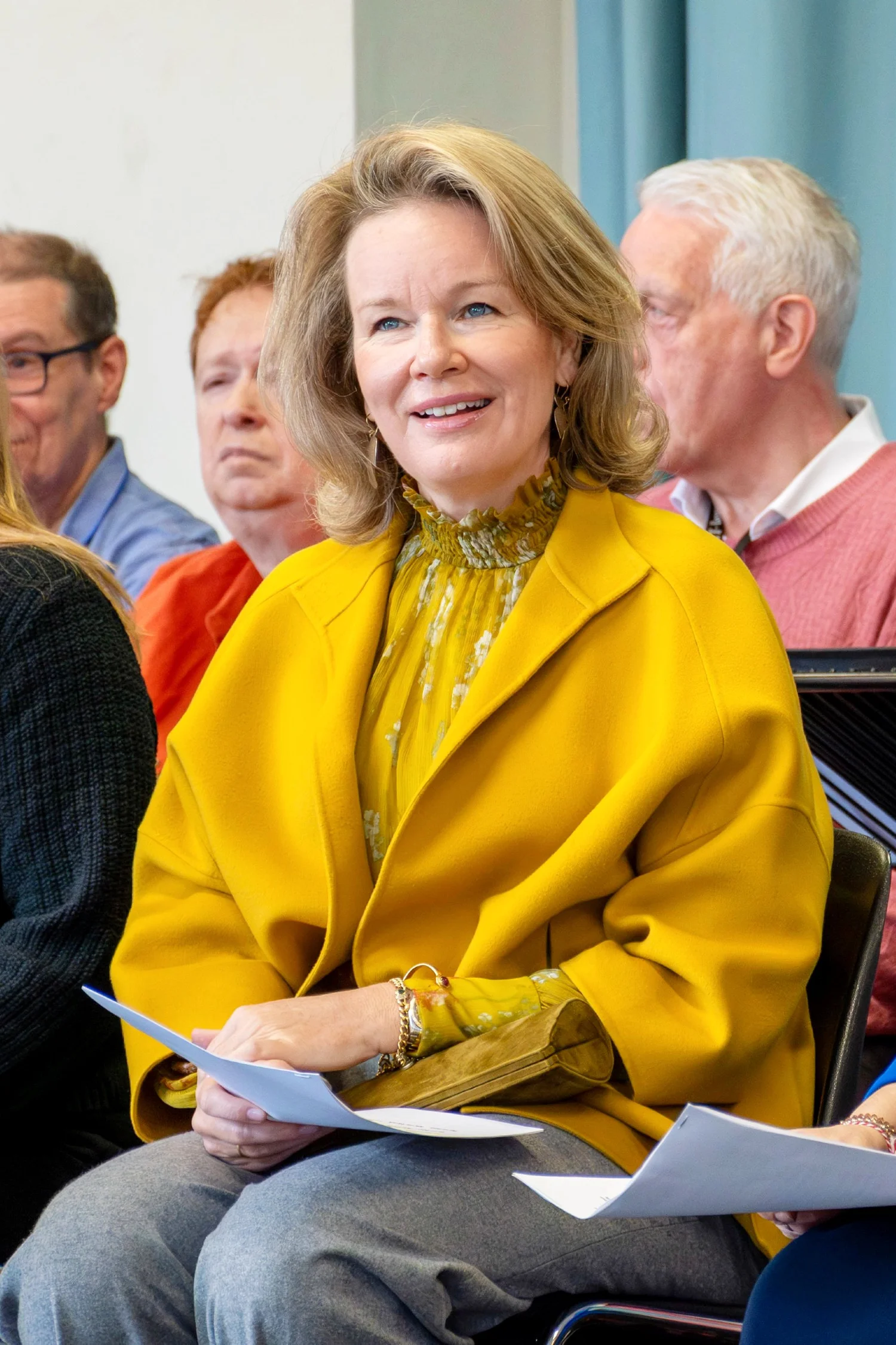 Queen Mathilde Attends Singing Workshop at Federal Opera House — Royal ...