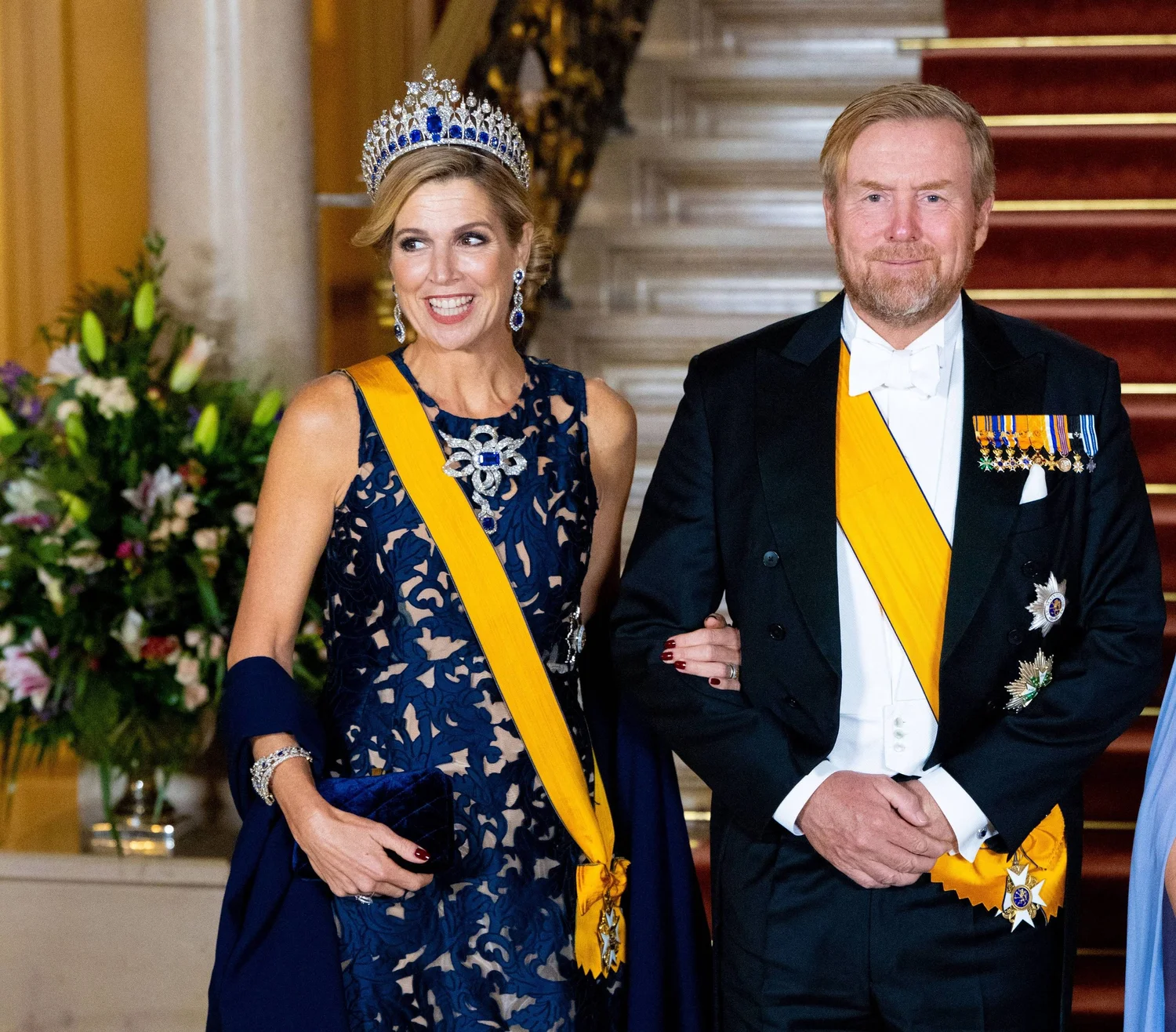 The King and Queen of the Netherlands Attend Gala Dinner in Luxembourg ...