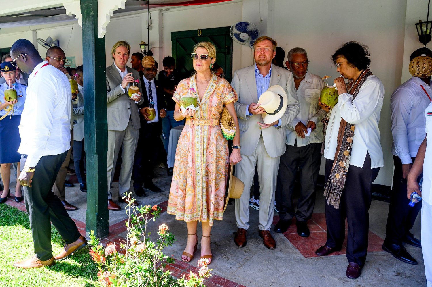 The King and Queen of the Netherlands Visit Former Plantation in ...