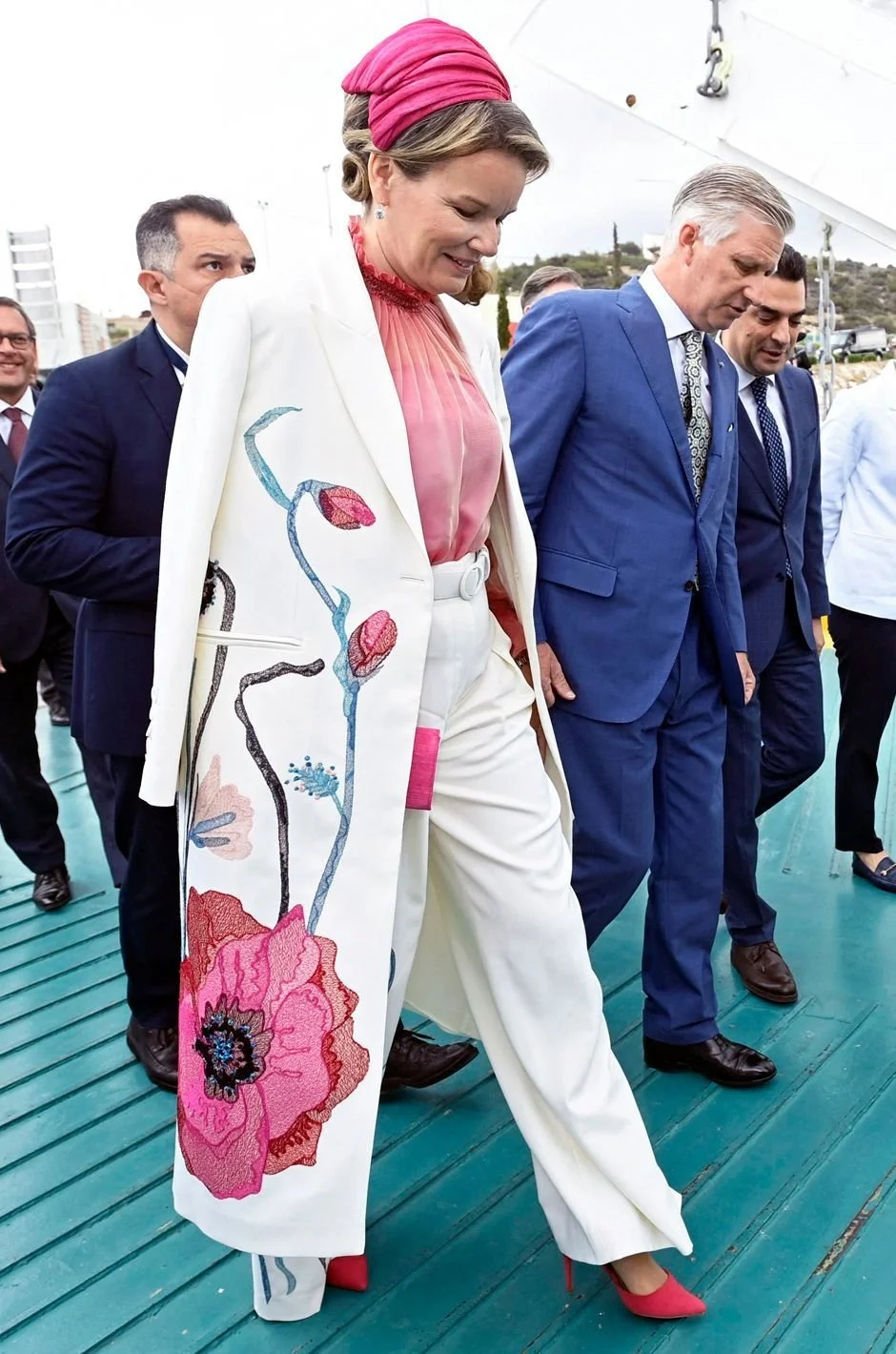 The King and Queen of The Belgians Visit Revithoussa LNG Terminal in ...