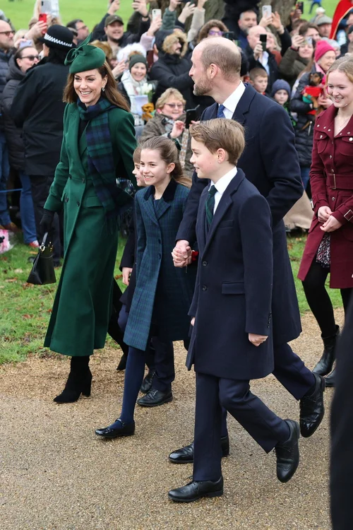 The Prince and Princess of Wales Attend Christmas Day Service 2024 ...