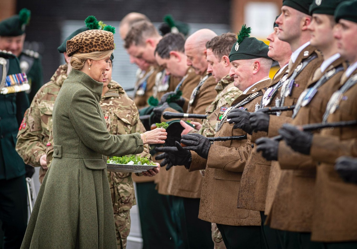 The Duchess of Edinburgh Visits the Second Battalion The Royal Irish ...