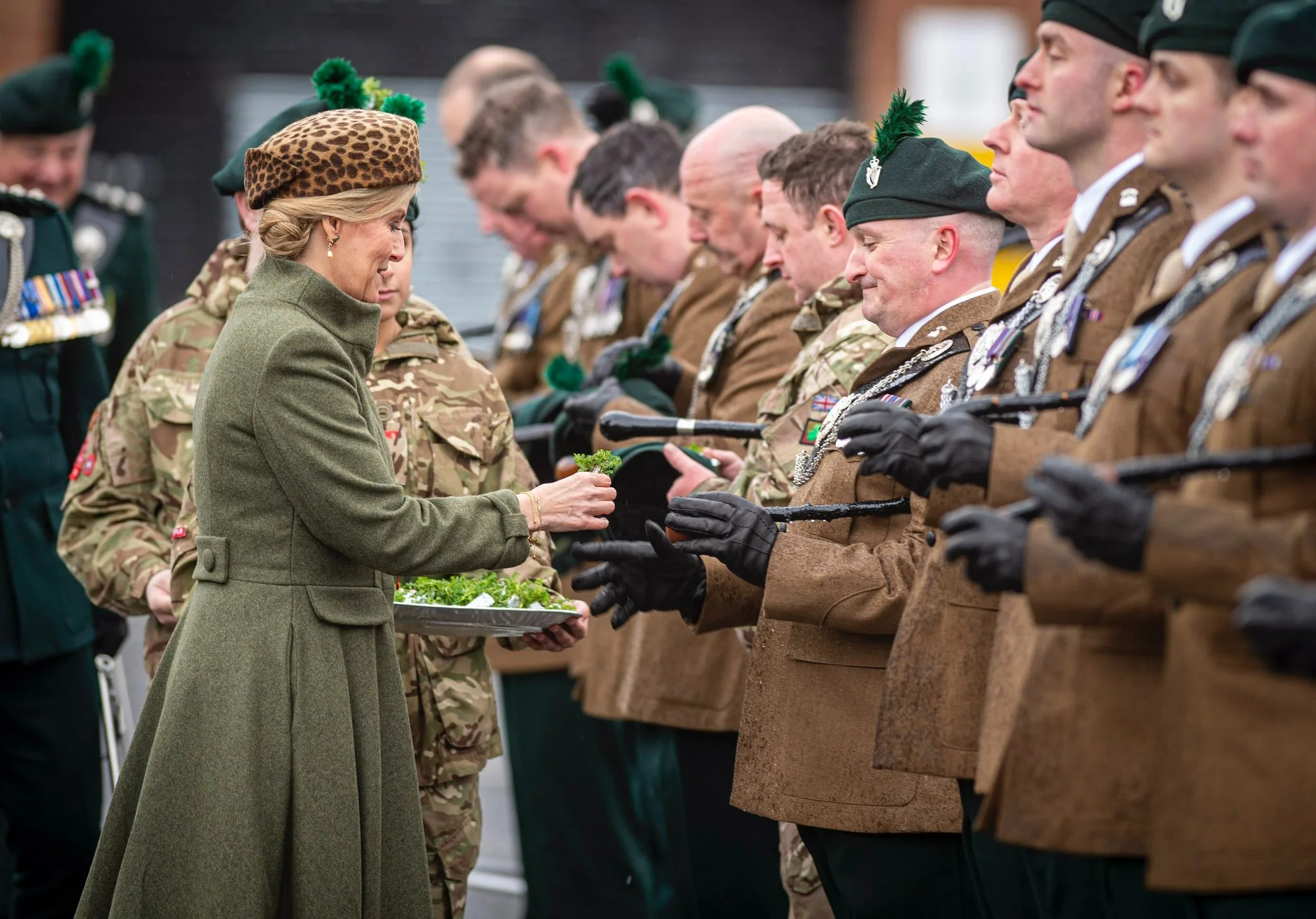 The Duchess of Edinburgh Visits the Second Battalion The Royal Irish ...