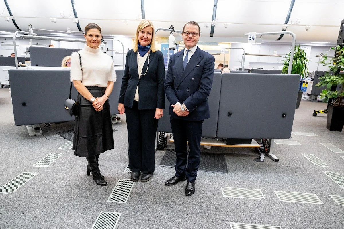 Crown Princess Victoria Visits SOS Alarm — Royal Portraits Gallery