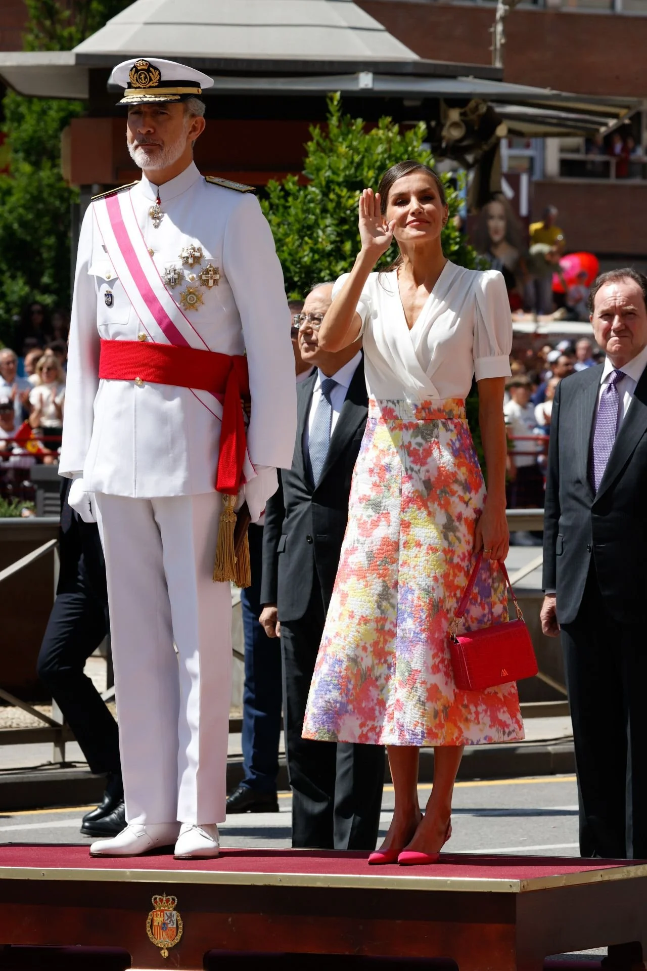The King and Queen of Spain Attend Armed Forces Day 2023 Parade in ...