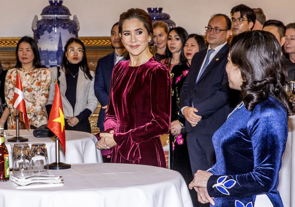 Crown Princess Mary Attends Reception Hosted in Honour of the Vice ...