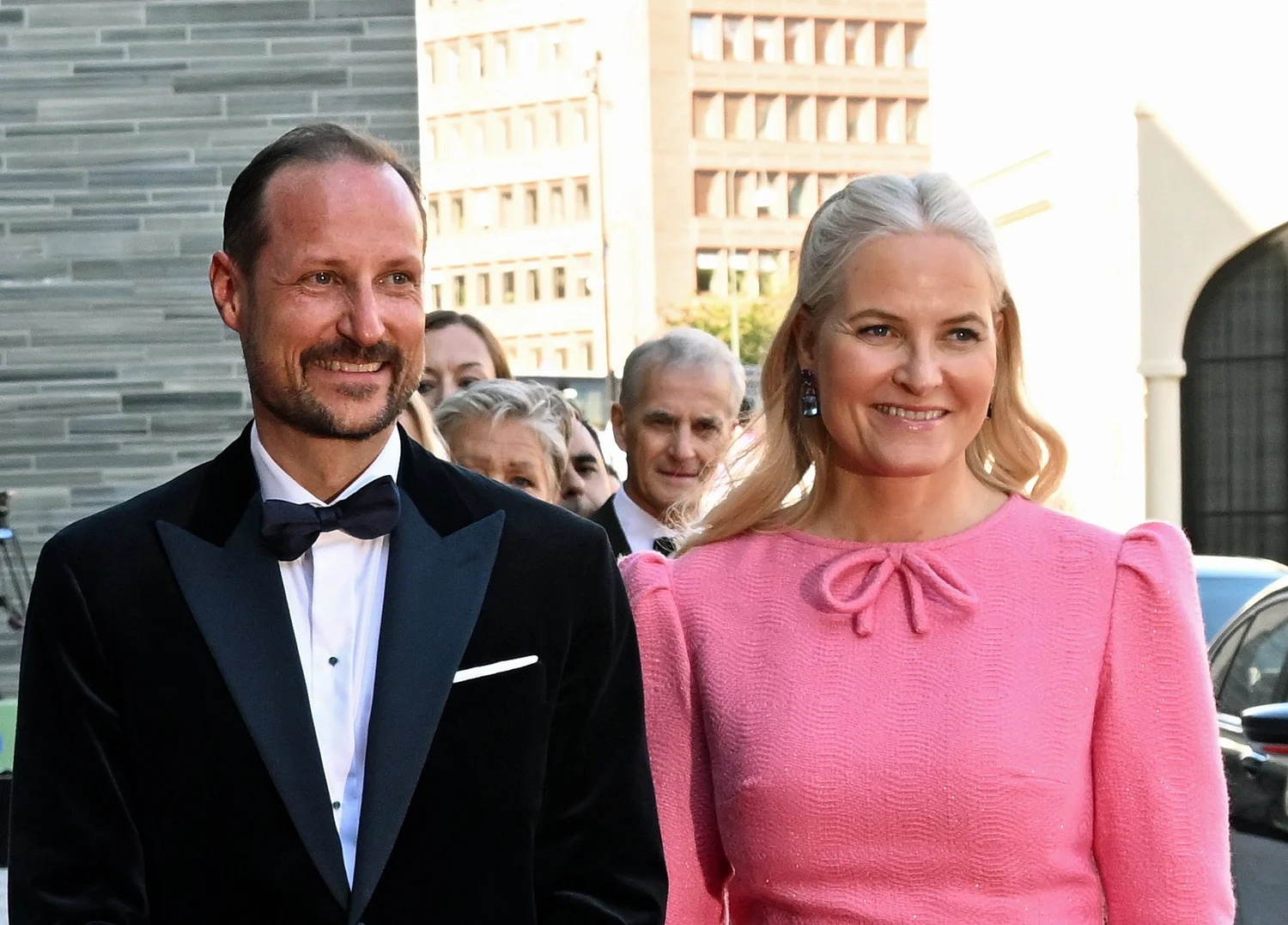 The Crown Prince and Crown Princess of Norway Attend Official Dinner ...