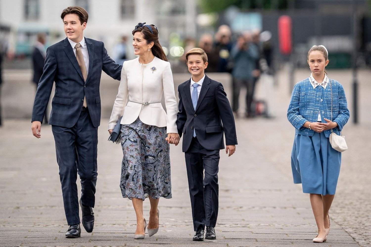 The Crown Prince and Crown Princess of Denmark Attend Thanksgiving ...