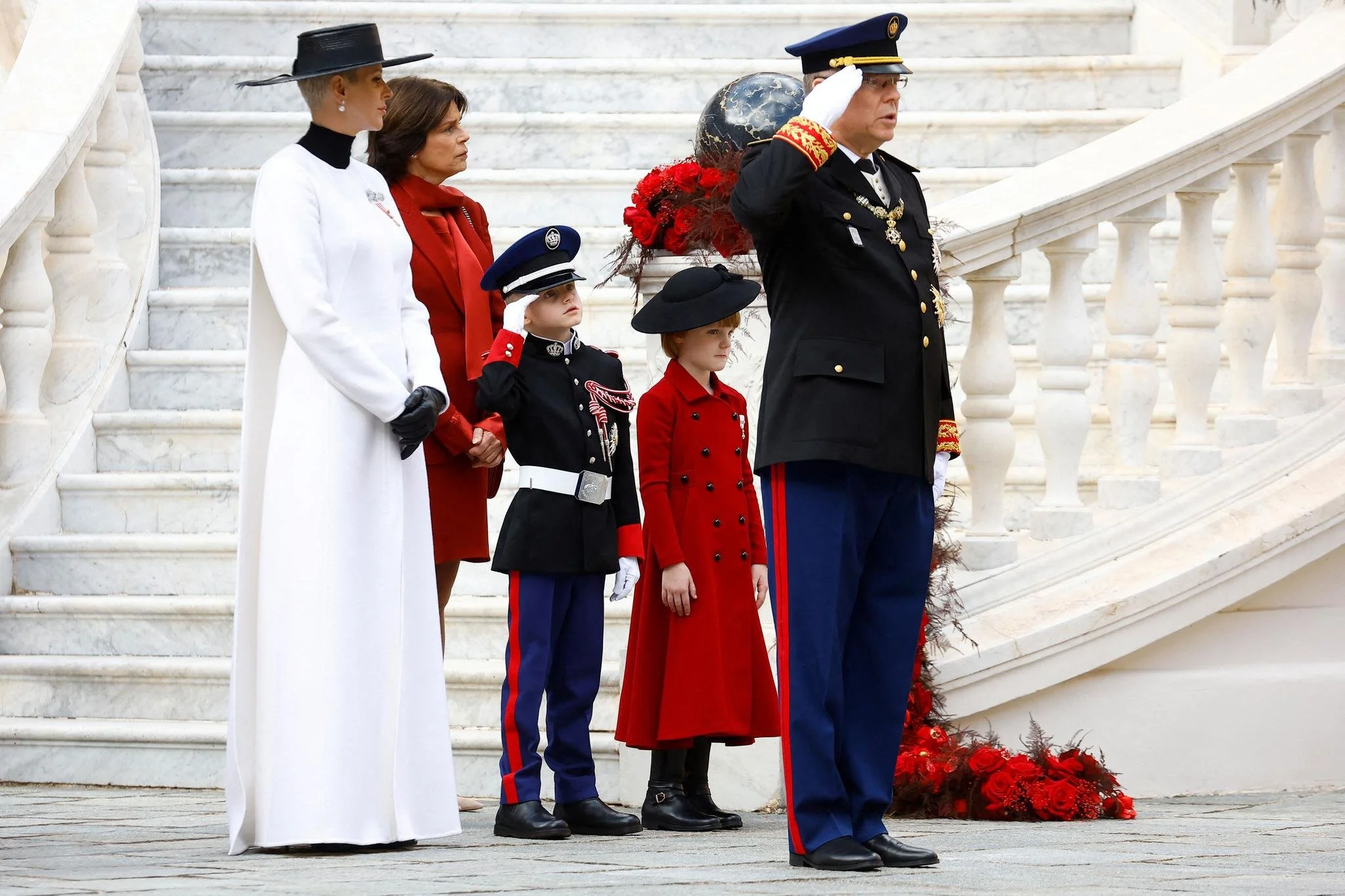 The Prince and Princess of Monaco Attend National Day 2022 Celebrations ...