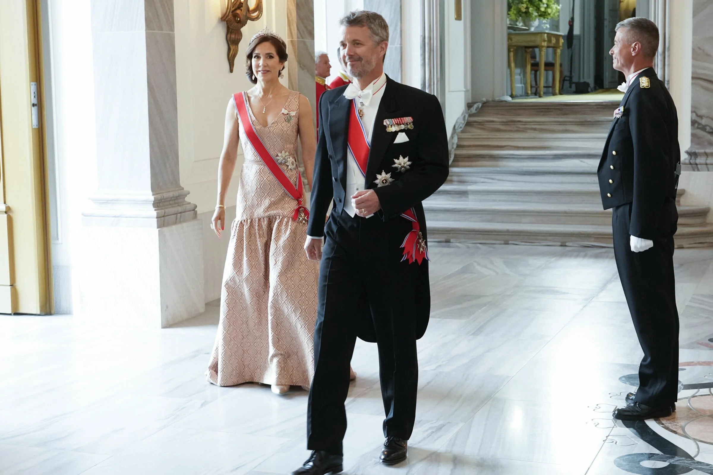 The Crown Prince and Crown Princess of Denmark Attend State Banquet in ...