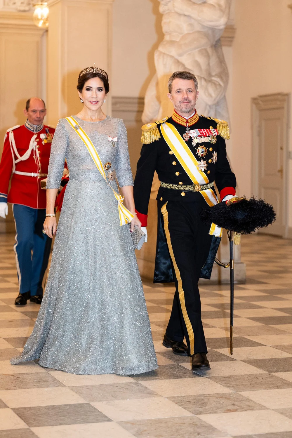 The Crown Prince and Crown Princess of Denmark Attend State Banquet in ...