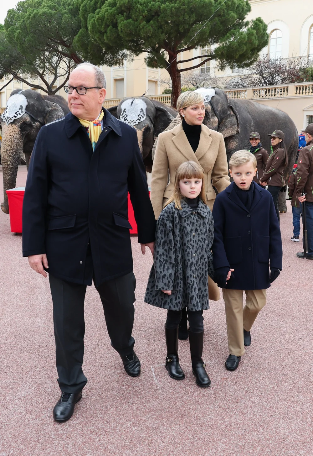 The Prince and Princess of Monaco Attend the Circus Parade — Royal ...