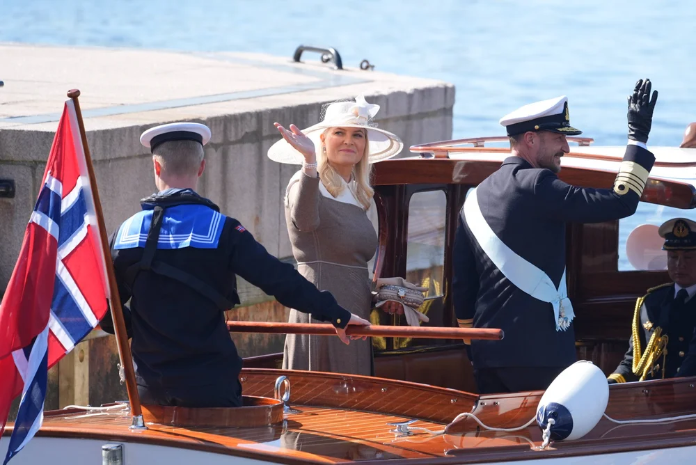 The Crown Prince and Crown Princess of Norway Welcome the King and ...