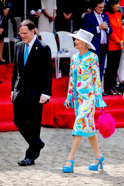 Princess Delphine Attends National Day 2023 Military Parade — Royal ...
