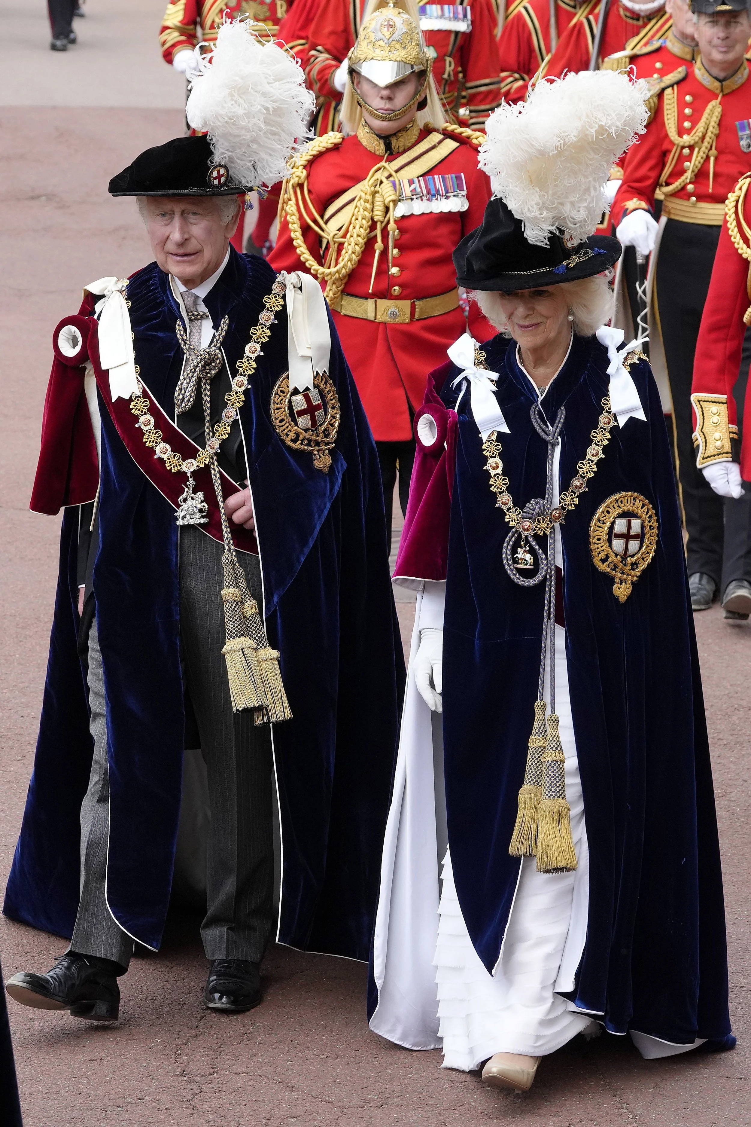 The King and Queen of the United Kingdom Attend Garter Service 2023 ...