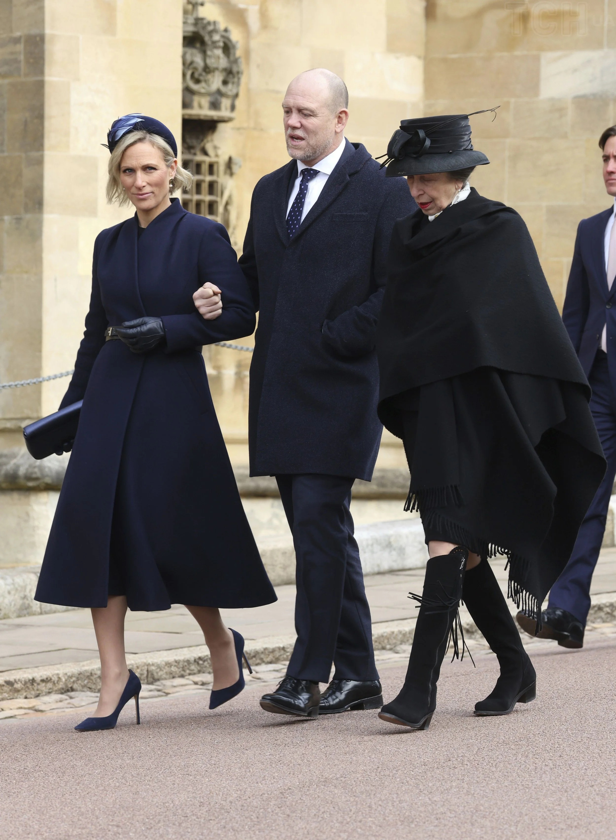 The Princess Royal and Zara Tindall Attend Thanksgiving Service for ...
