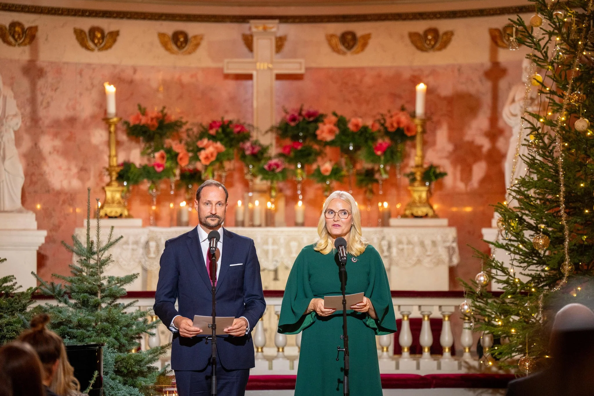 The Crown Prince and Crown Princess of Norway Host Christmas Gathering ...
