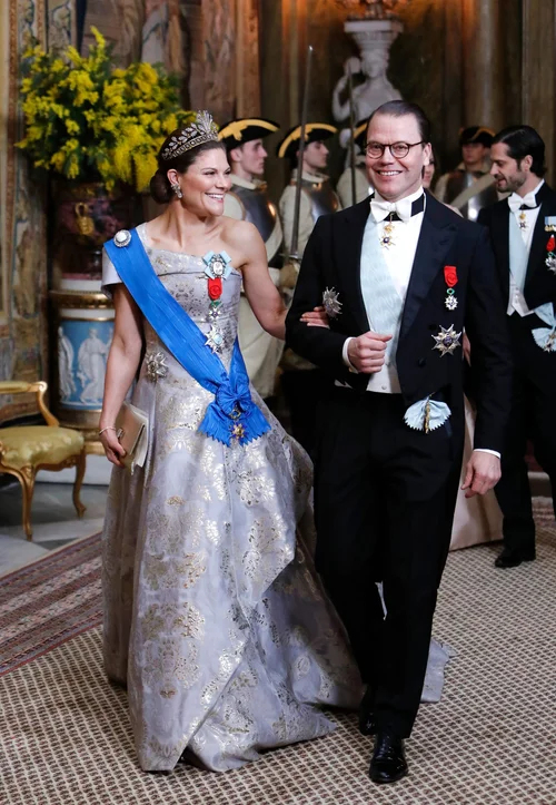 Crown Princess Victoria Attends State Banquet Held in Honour of the ...