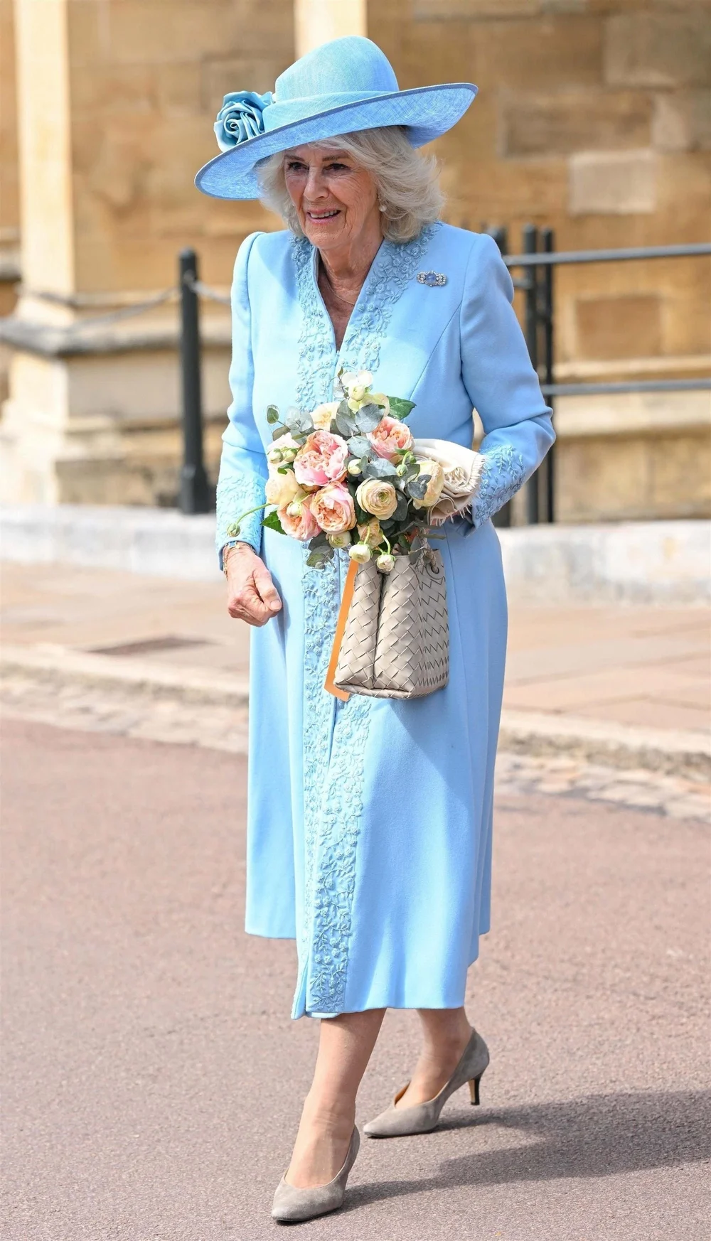 The King and Queen of the United Kingdom Attend Easter Sunday Service ...