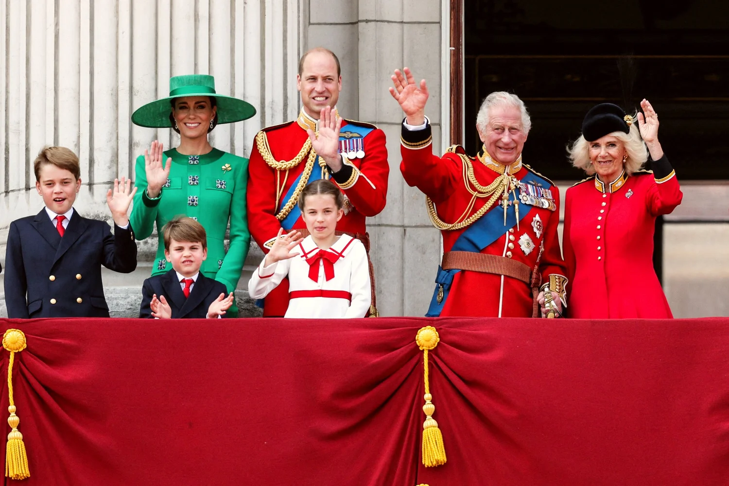 The Royal Family of the United Kingdom Attend Trooping the Colour 2023 ...