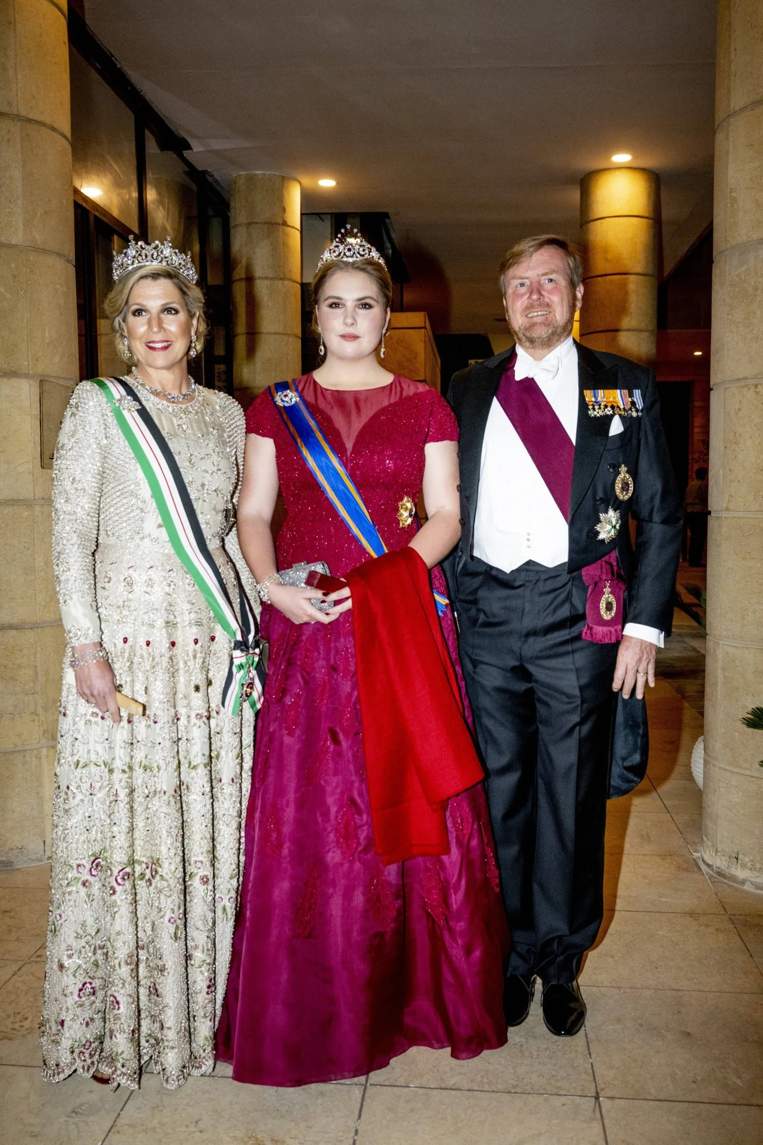 The King and Queen of the Netherlands and The Princess of Orange Attend ...