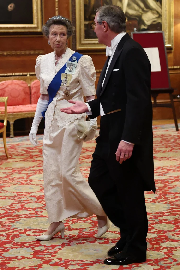 The Princess Royal Attends State Banquet in Honour of the President and ...