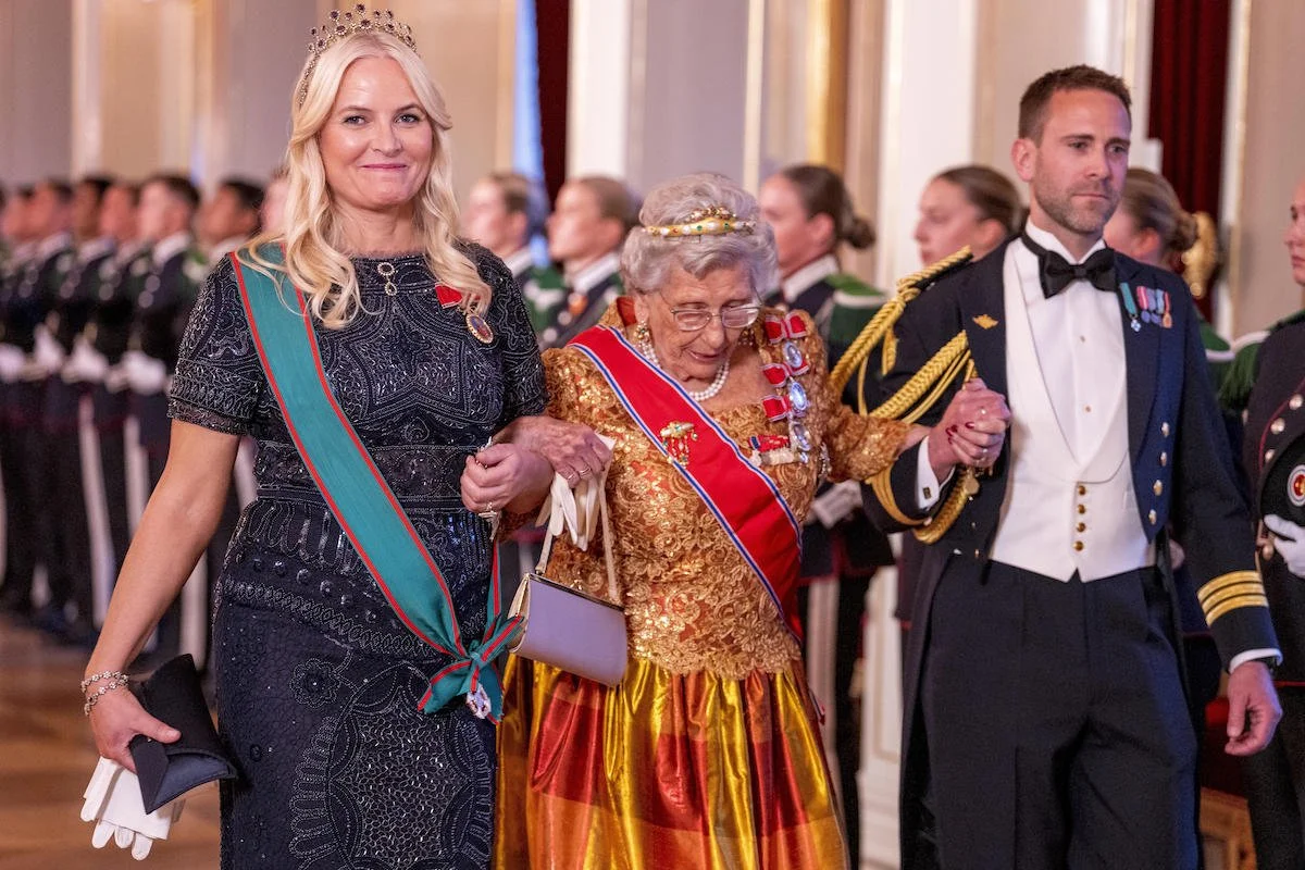 Crown Princess Mette-Marit and Princess Astrid Attend State Banquet in ...