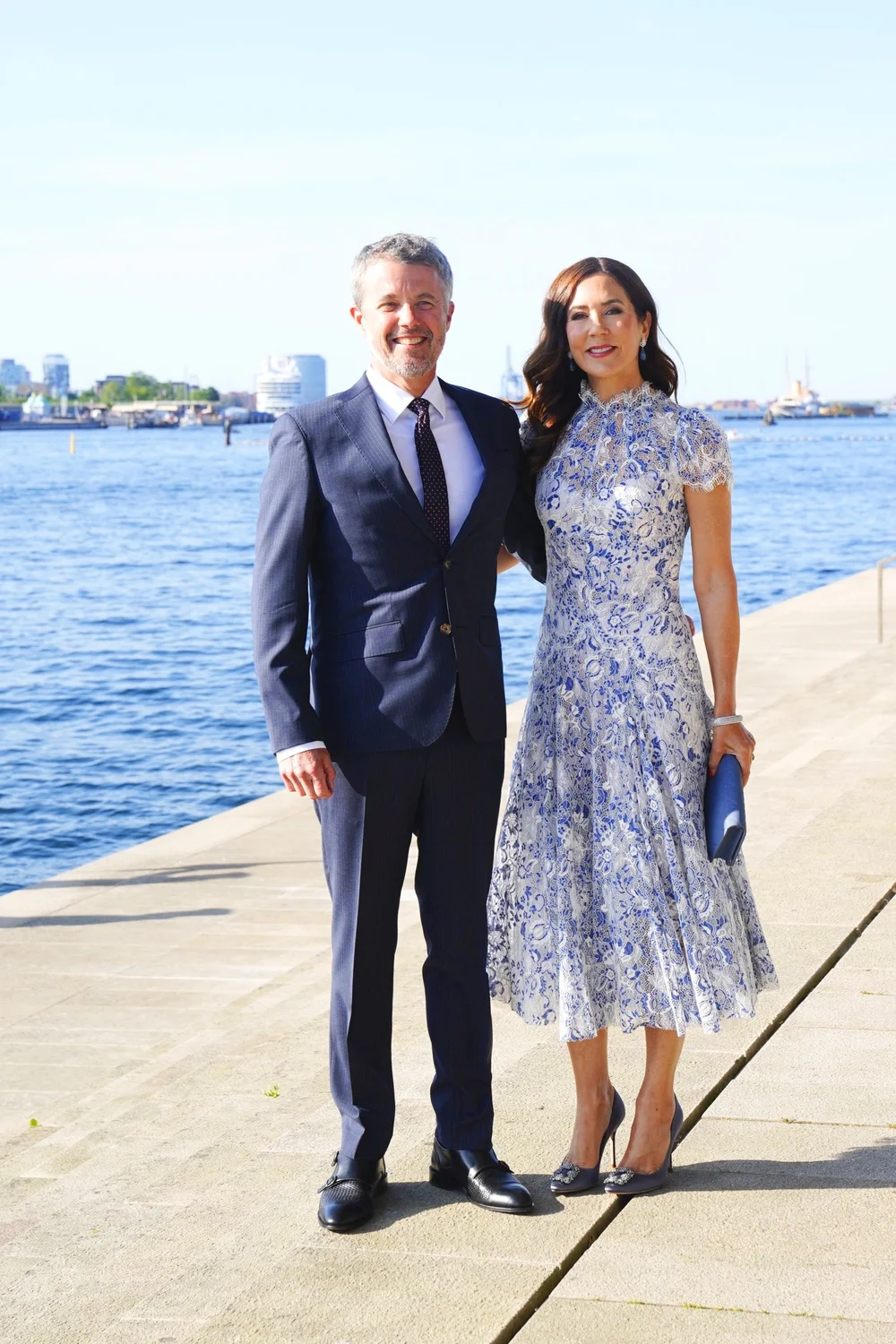 The Crown Prince and Crown Princess of Denmark Attend Official Dinner ...