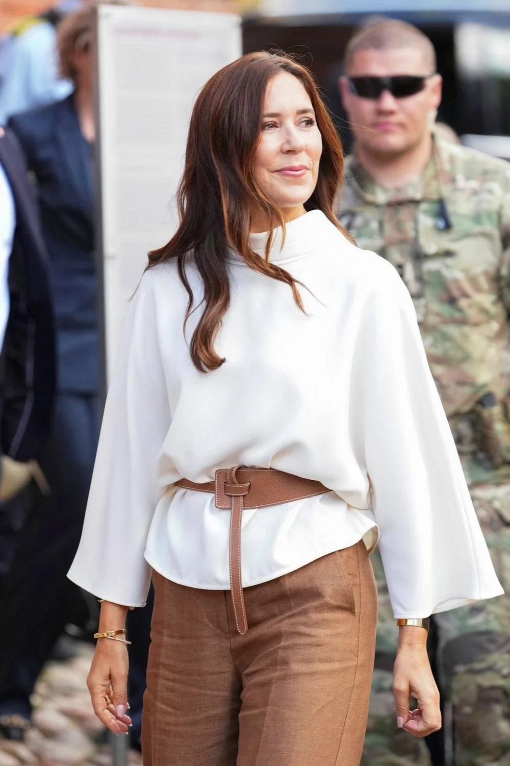 Crown Princess Mary and the First Lady of Ukraine Attend Service at ...