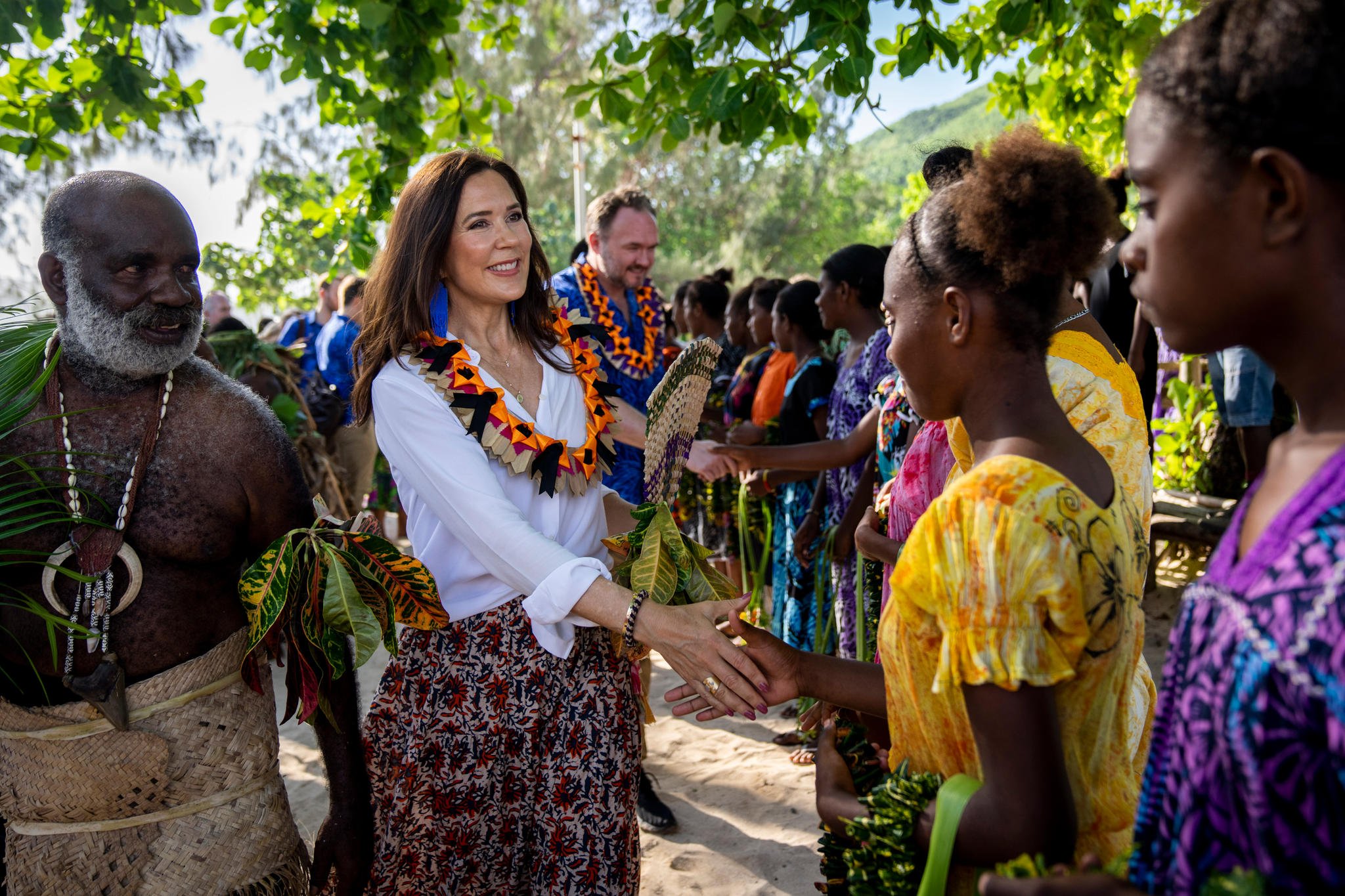 Crown Princess Mary Arrives in the Pele Island, Vanuatu — Royal ...