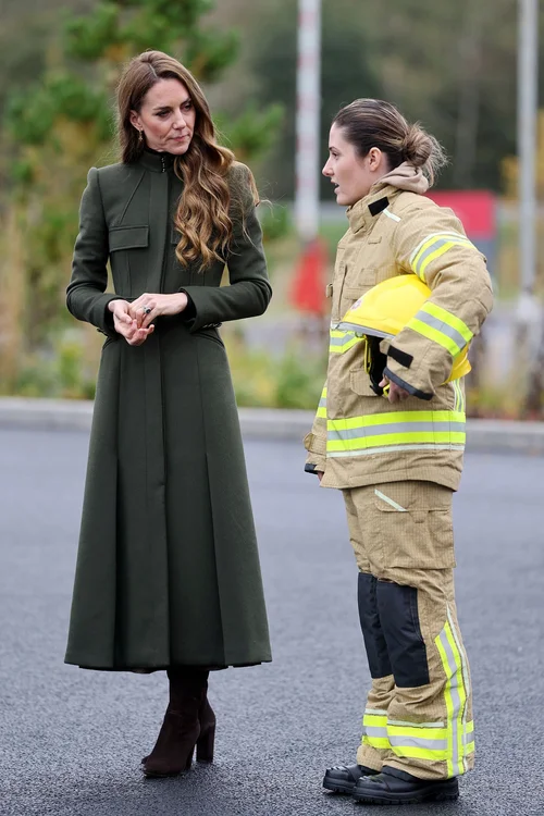 The Prince and Princess of Wales Visit Fire Station in Cookstown ...
