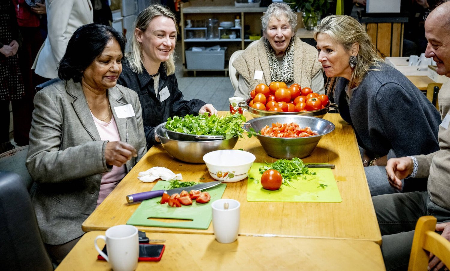 Queen Maxima Visits De JoJo Workshop in Sassenheim — Royal Portraits ...