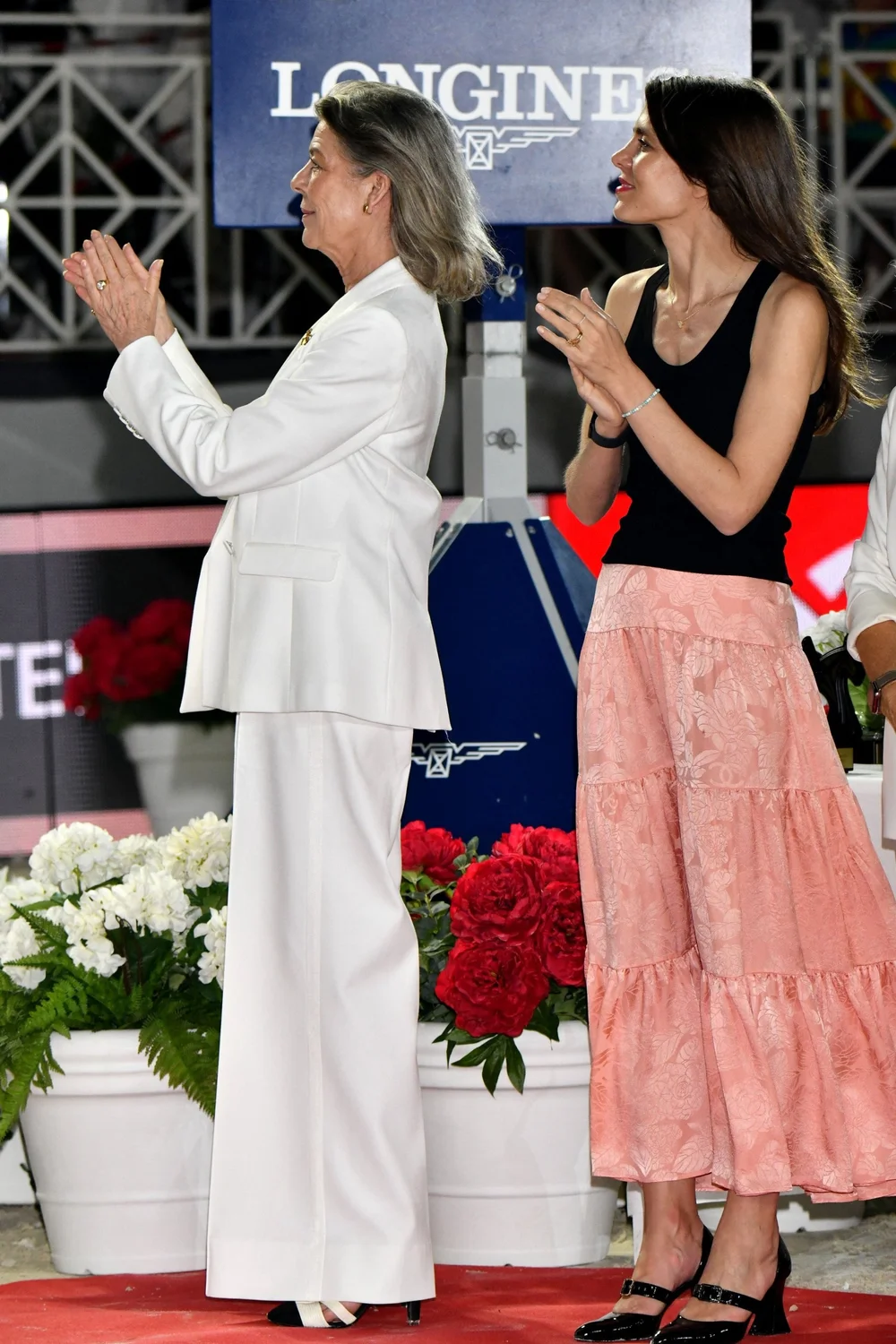 Princess Caroline and Charlotte Casiraghi Attend Longines Global ...