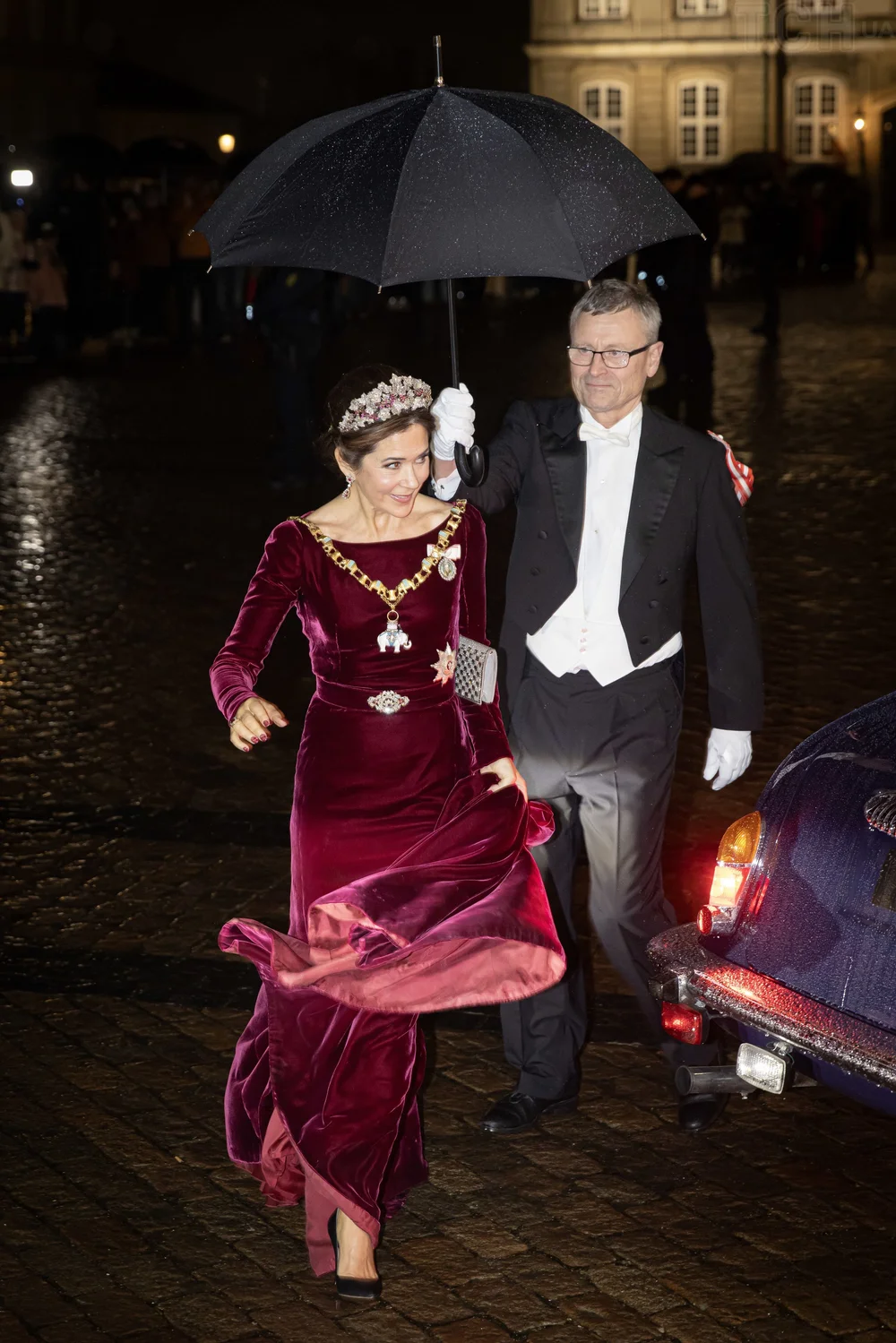 The Crown Prince and Crown Princess of Denmark Attend New Year's ...