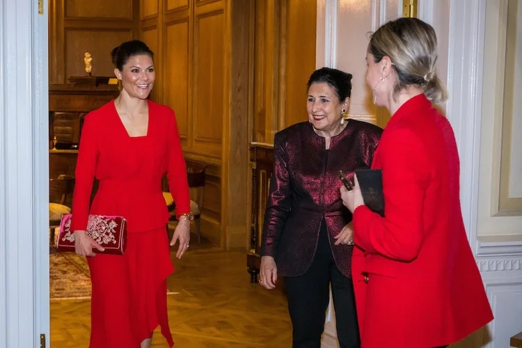 Crown Princess Victoria Meets with the President of Georgia — Royal ...