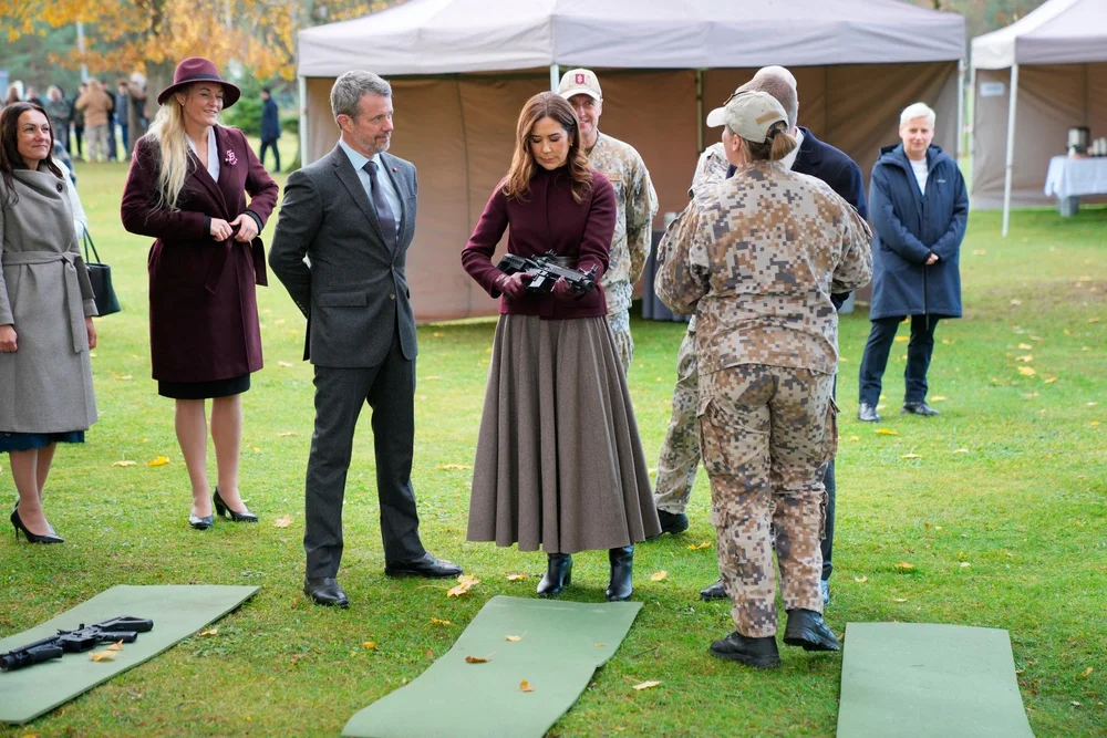 The King and Queen of Denmark Visit Adazi Military Base — Royal ...