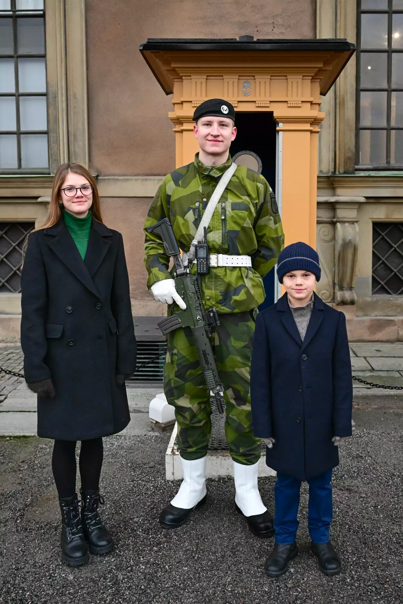Crown Princess Victoria Visits Palace Guards on Christmas Eve — Royal ...